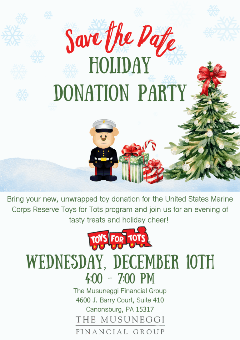 Holiday Donation Party - The Musuneggi Financial Group